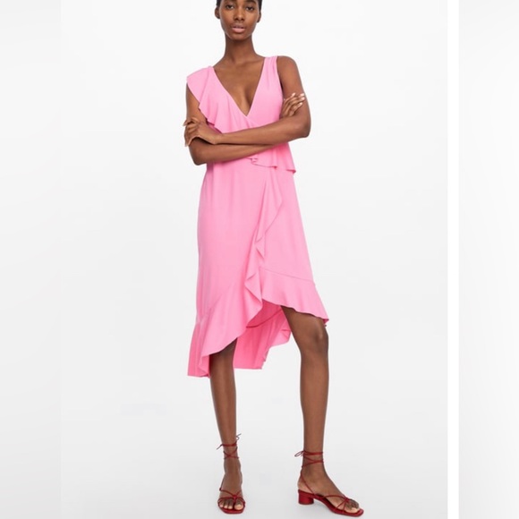 Zara | Dresses | Zara Pink Dress | Poshmark